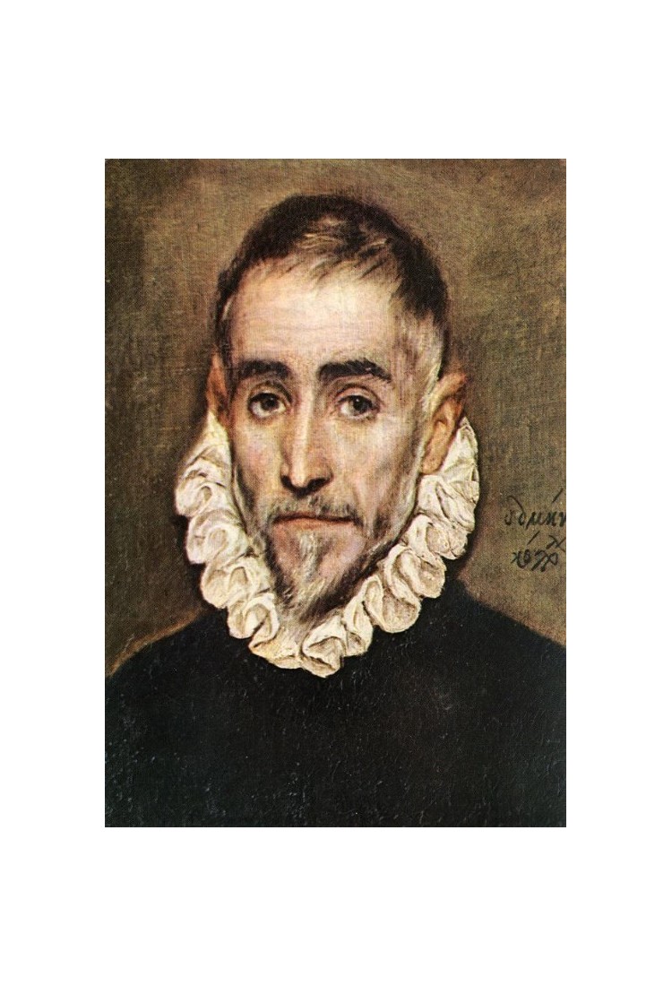 Portrait of an Elder Nobleman by El Greco-Art gallery oil painting...