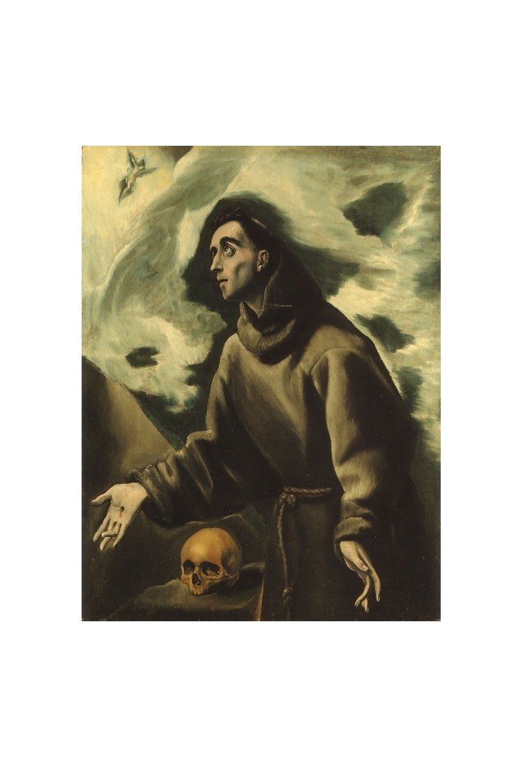 St Francis Receiving the Stigmata by El Greco-Art gallery oil...