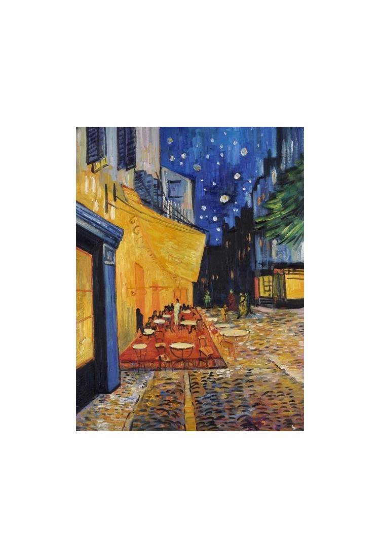 Cafe Terrace At Night, 1888 by Vincent van Gogh - oil painting...