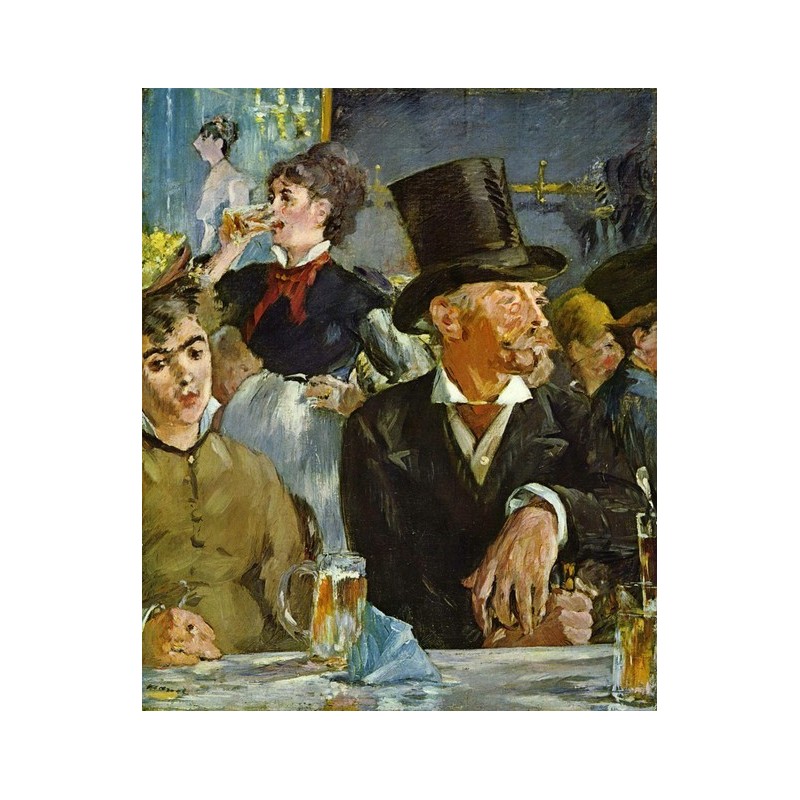 The Cafe Concert 1878 By Edouard Manet | Fine art Oil painting ...