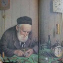 Jewish Watchmaker, 1924 by Yehuda Pen - Jewish Art Oil Painting...