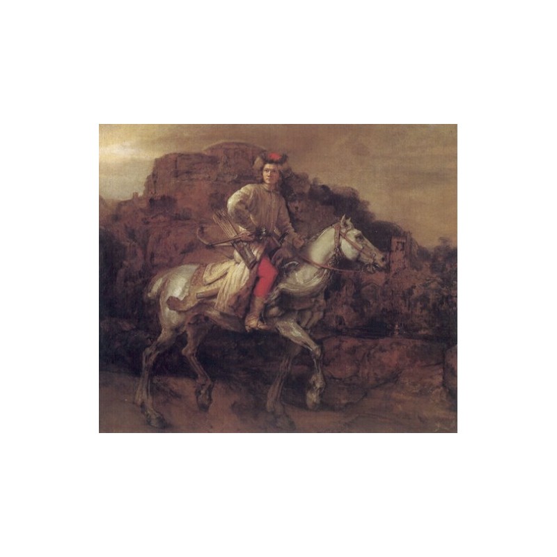 "The Polish Rider 1655" by Rembrandt Harmenszoon van Rijn | Oil ...