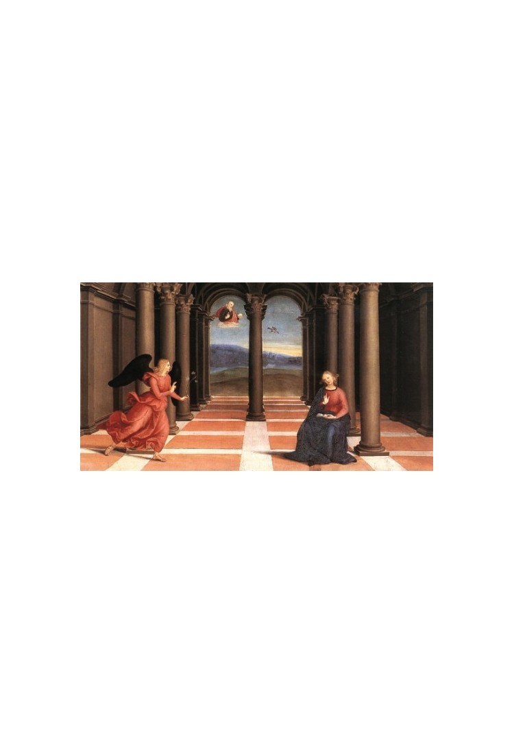 The Annunciation Oddi Altar Prede by Raphael Sanzio-Art gallery...